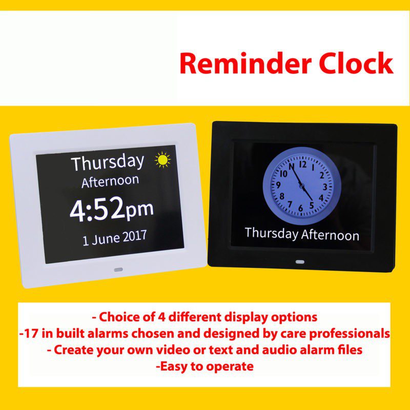 Rosebud Reminder Clock | Helping People to Live Well with Memory Loss