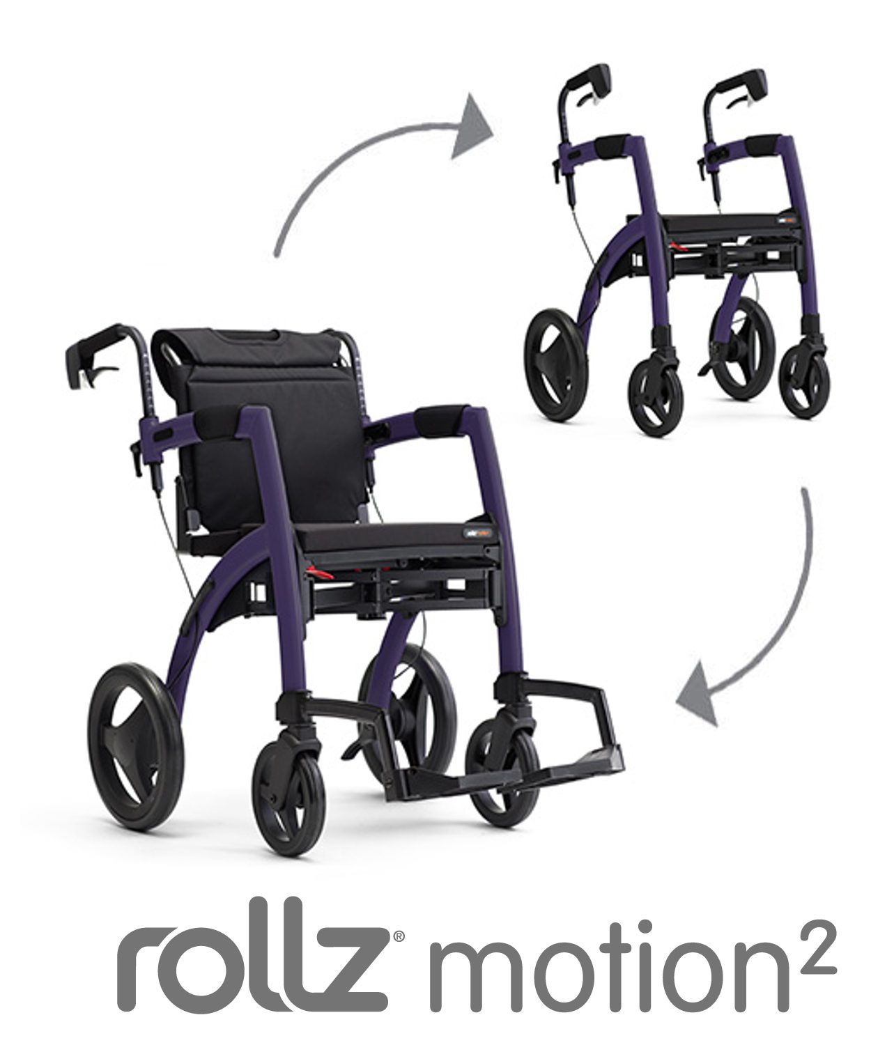 Rollz Motion2 Rollator Wheelchair | From £759.00 with VAT Relief - Buy Now
