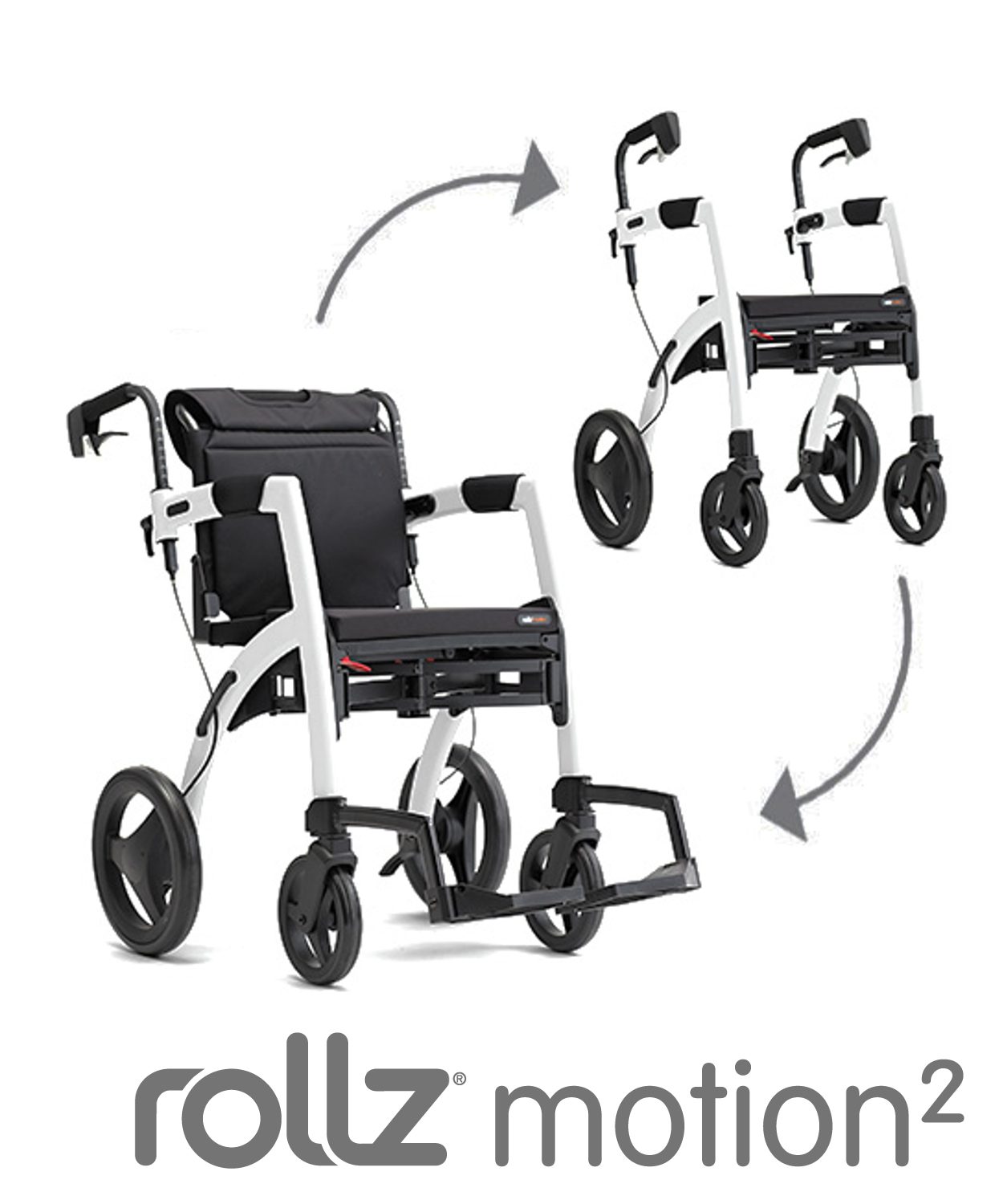 Rollz Motion2 Rollator Wheelchair | From £795.00 with VAT Relief - Buy Now