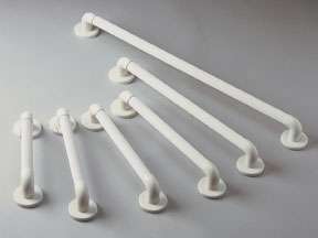 White Grab Bar | UPVC Safety Grab Rail for Indoors & Outdoors