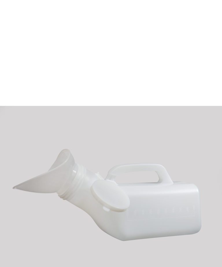 Unisex Urinal with Sealable Cap