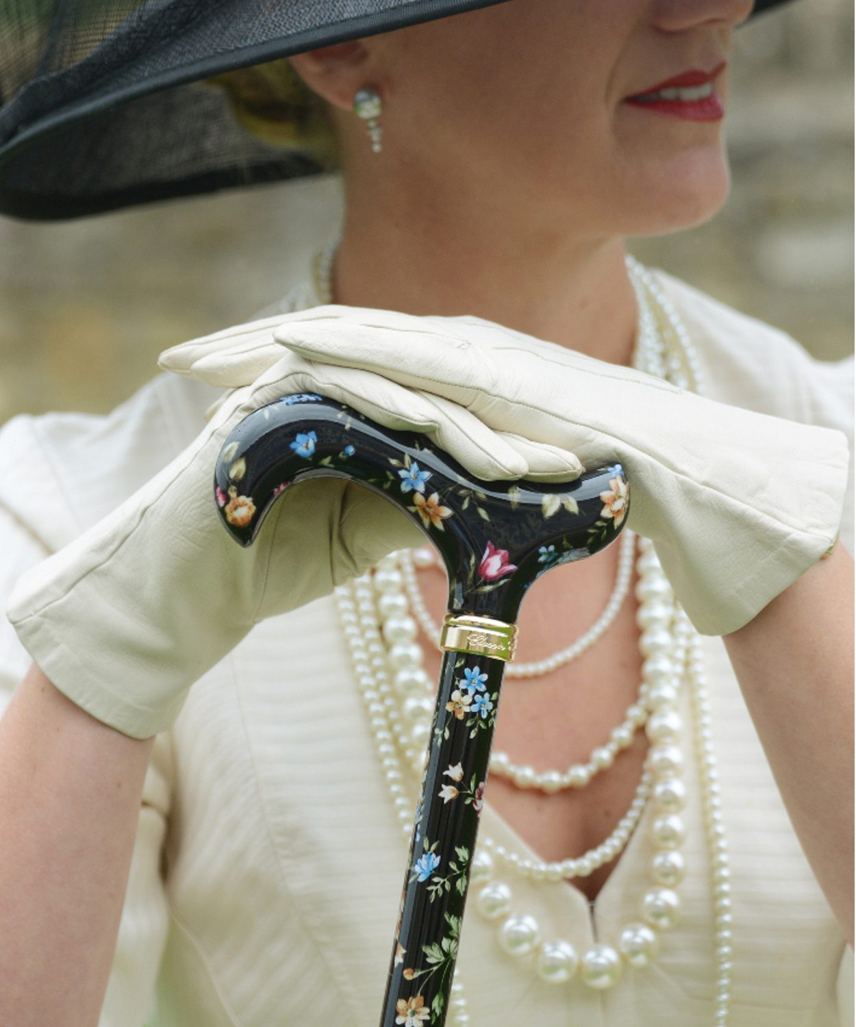 Ladies Adjustable Walking Stick | Autumn Gold - Style & Comfort