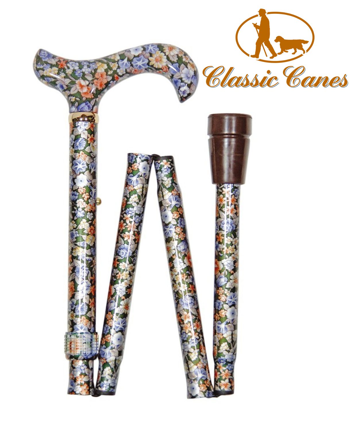 Ladies Adjustable Walking Stick | Autumn Gold - Style & Comfort