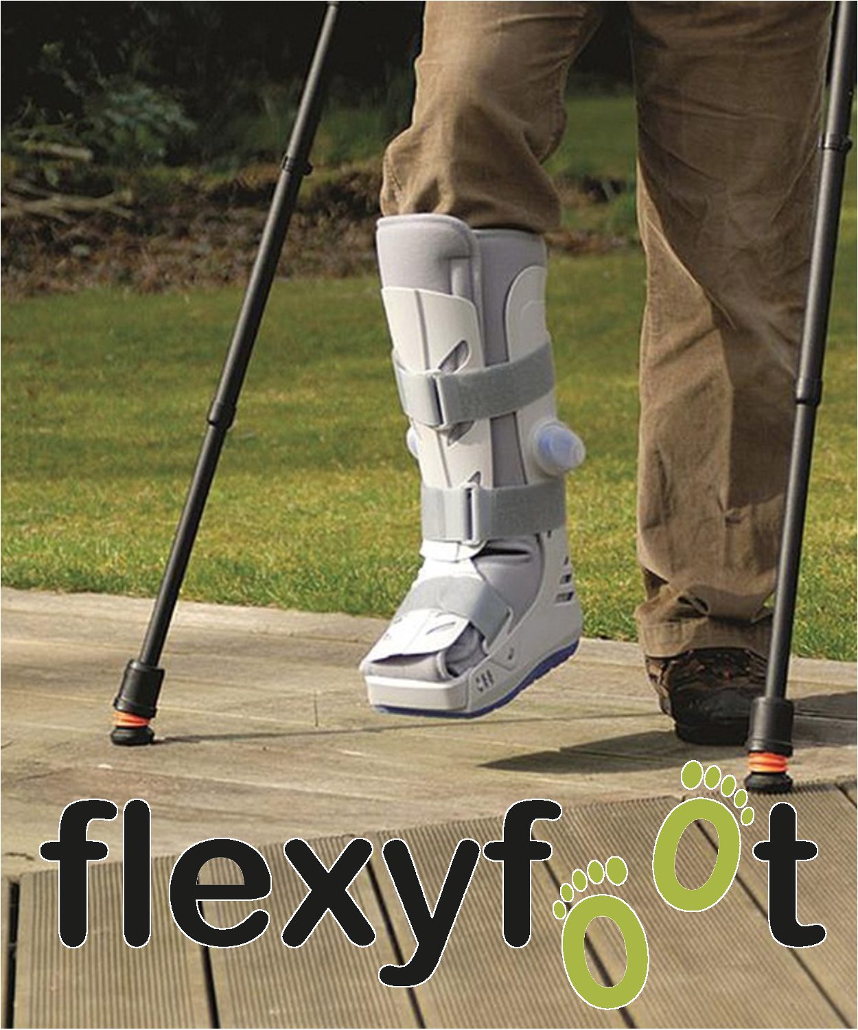 Flexyfoot Anatomic Grip Crutches | Optimum comfort, support and stability