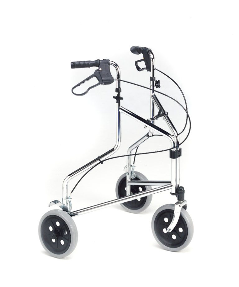 Tri-Walker | Three Wheeled Walker with Basket, Tray and Zipped Bag