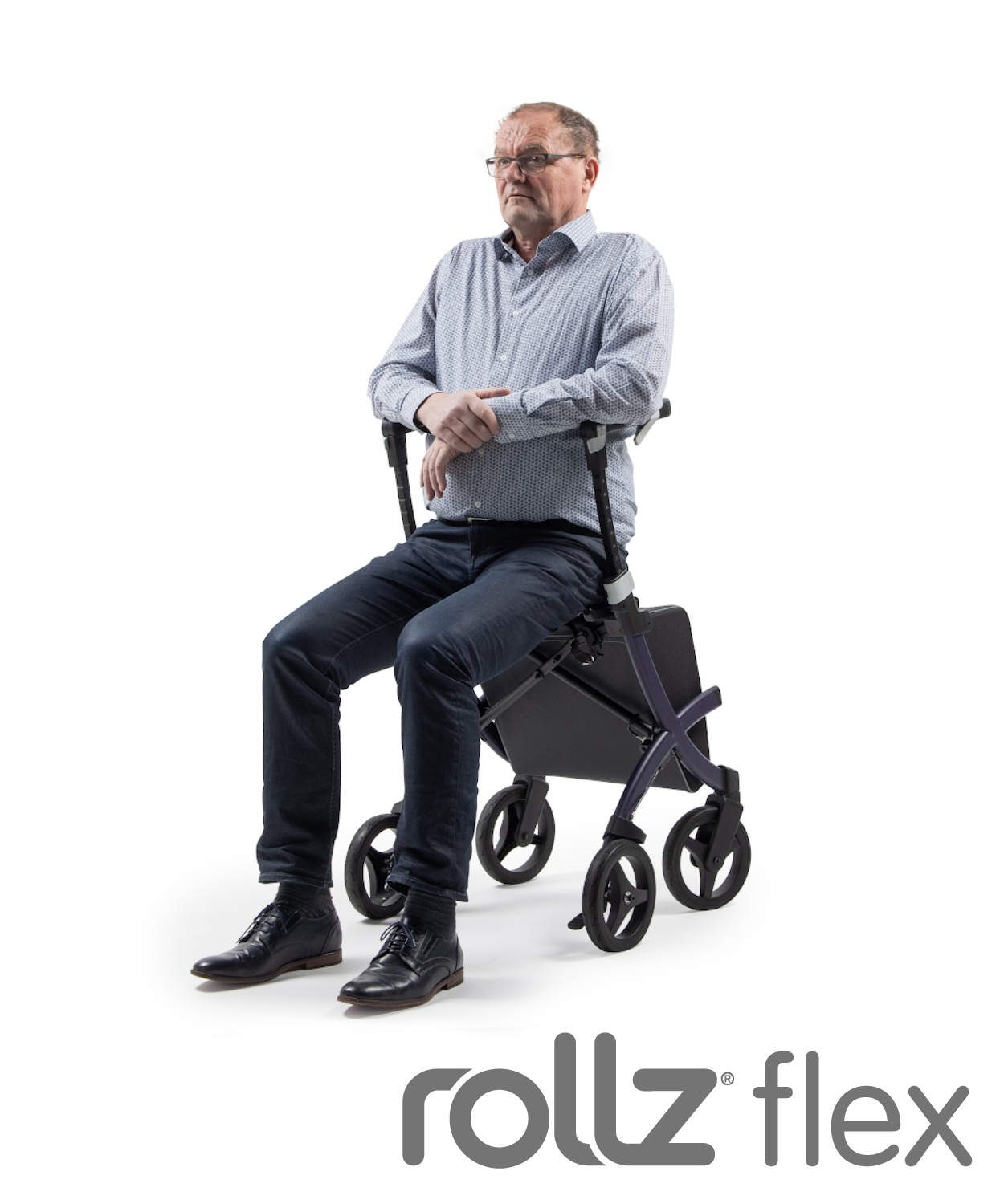 Rollz Flex Shopper | A Rollator That Looks Like a Shopper