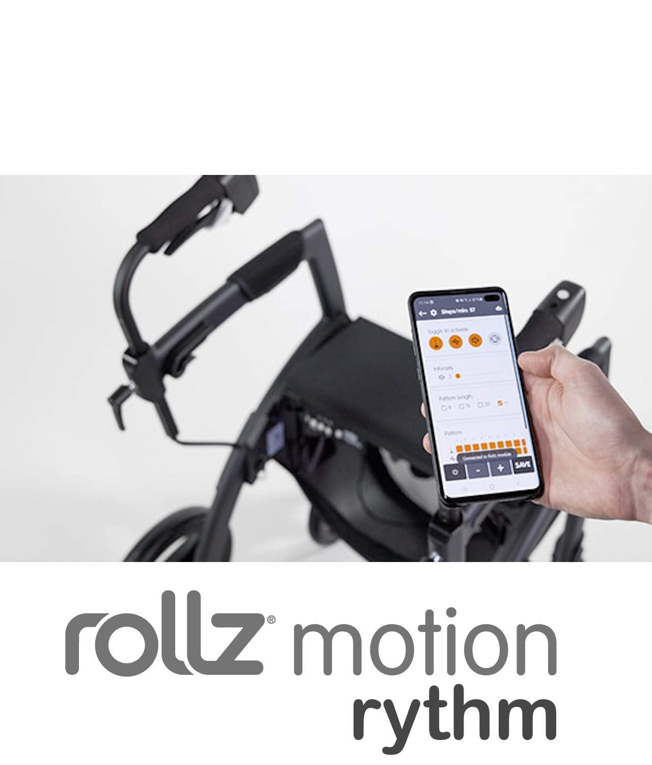 Rollz Motion Rhythm Parkinson's Rollator Wheelchair | From £1150.00 with VAT Relief - Buy Now